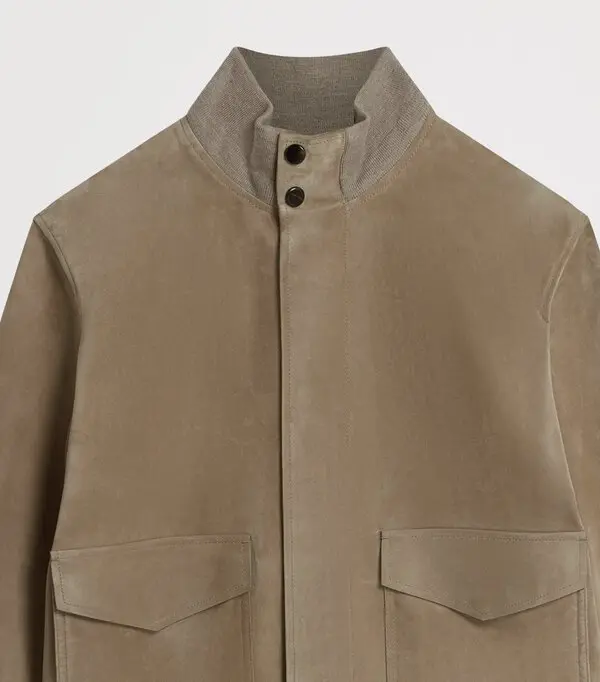 Dunhill Suede Harrington Jacket