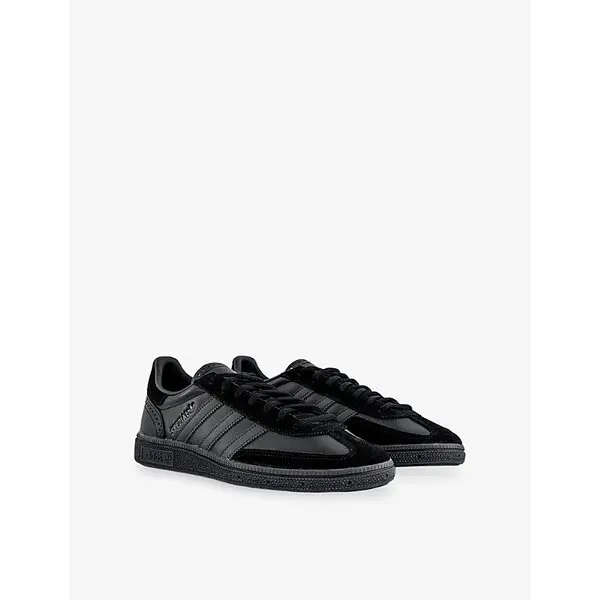 Adidas Handball Spezial Leather Trainers - Core Black Focus Oli