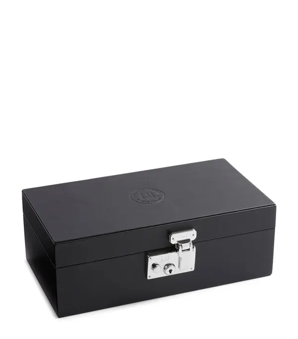 Dunhill Leather 3-piece Watch Box - Black