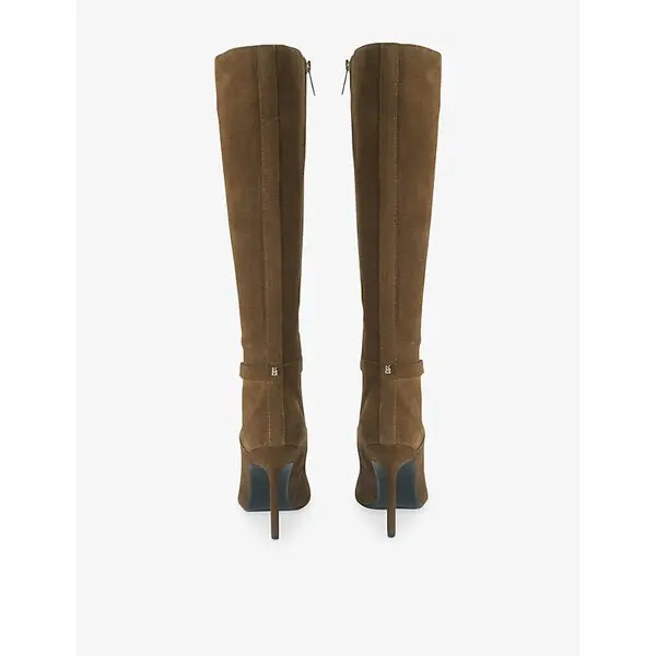 Kurt Geiger Heeled Suede Knee-high Boots