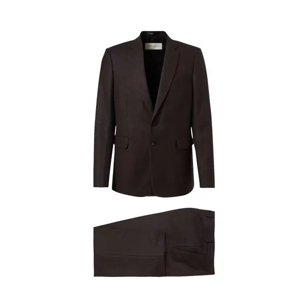 Dries Van Noten Kayne Suit 'dark - Brown