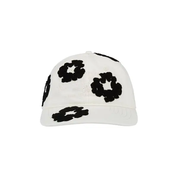DENIM TEARS Denim Cotton Wreath Cap - White