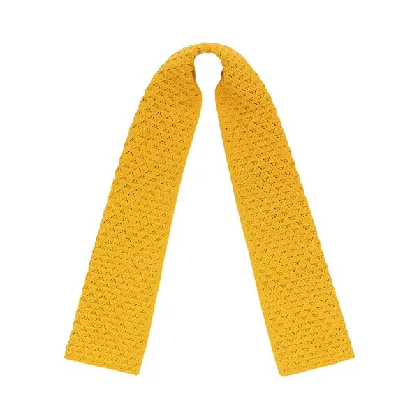 Aimé Leon Dore Eyelet Knit Scarf 'daffodil - Yellow