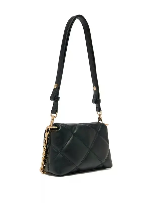 Liu Jo Quilted Shoulder Bag With Chain Strap - Black
