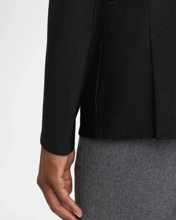 Emporio Armani Rice Stitch Notch Lapel Sport Coat