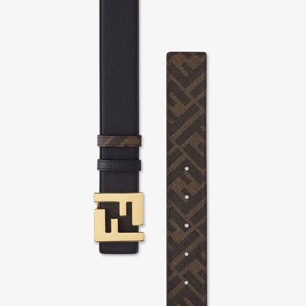 Fendi Ff Squared Belt - Black