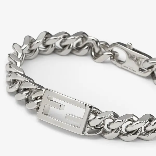 Fendi Ff Baguette Chain Link Bracelet