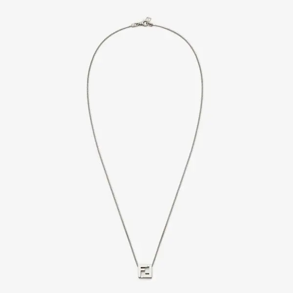 Fendi Ff Necklace - Silver