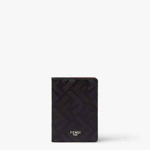 Fendi Shadow Card Holder - Black