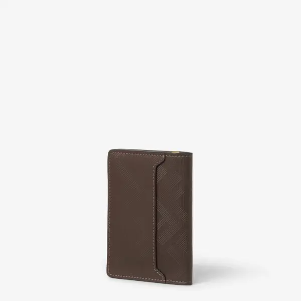 Fendi Shadow Card Holder - Brown