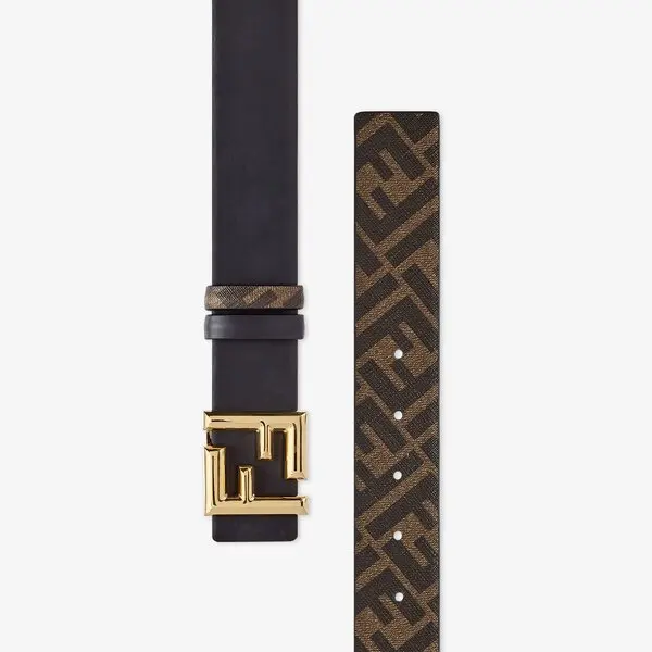 Fendi Ff Rounded Reversible Belt