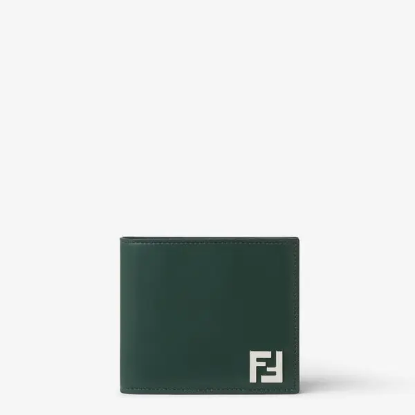 Fendi Ff Squared Bifold Wallet - Green