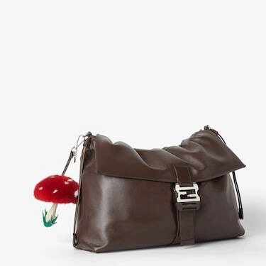 Fendi Mushroom Bag Charm - Red