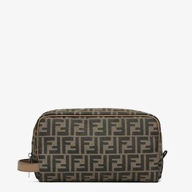 Fendi Ff Toiletry Case - Brown