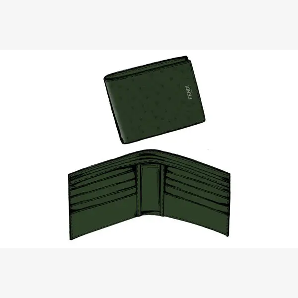 Fendi Wallet - Green