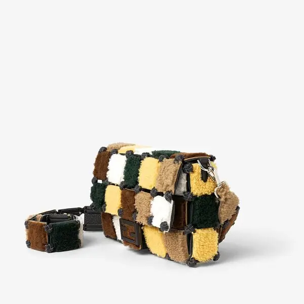 Fendi Baguette Shearling Bag