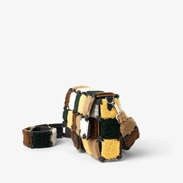 Fendi Baguette Shearling Bag