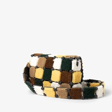 Fendi Baguette Shearling Bag