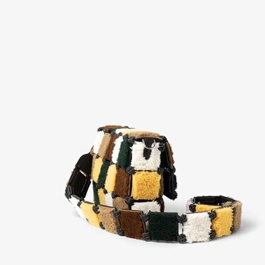 Fendi Baguette Shearling Bag