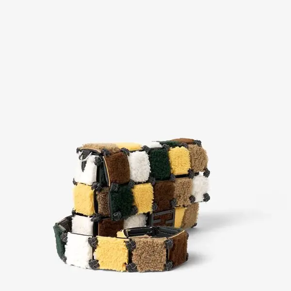 Fendi Baguette Shearling Bag