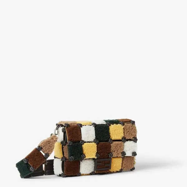 Fendi Baguette Shearling Bag