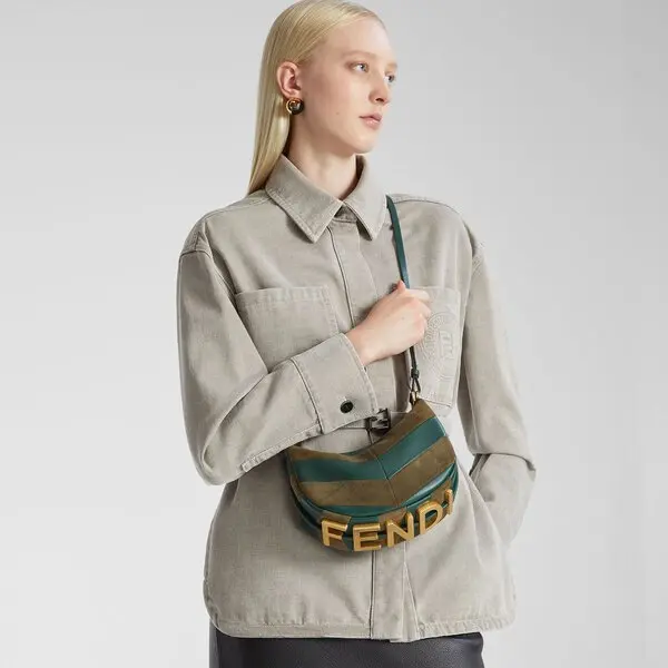 Fendi Fendigraphy Mini Hobo Bag