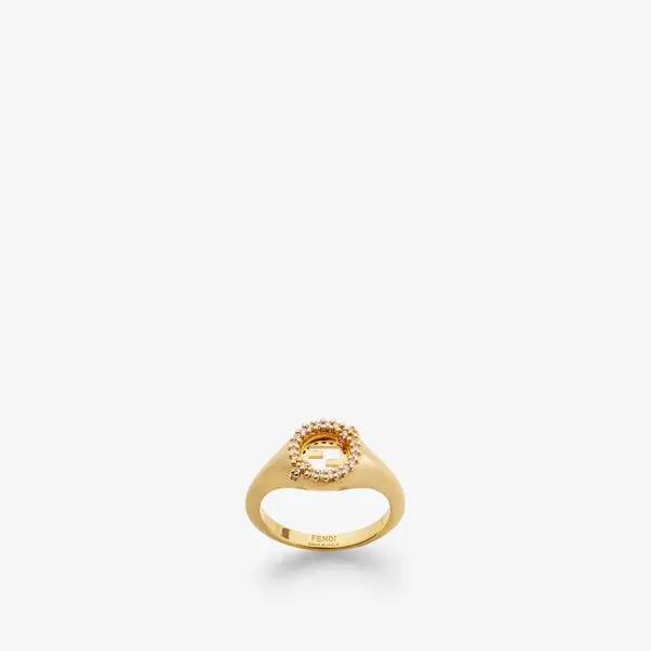 Fendi Everround Signet Ring - Gold