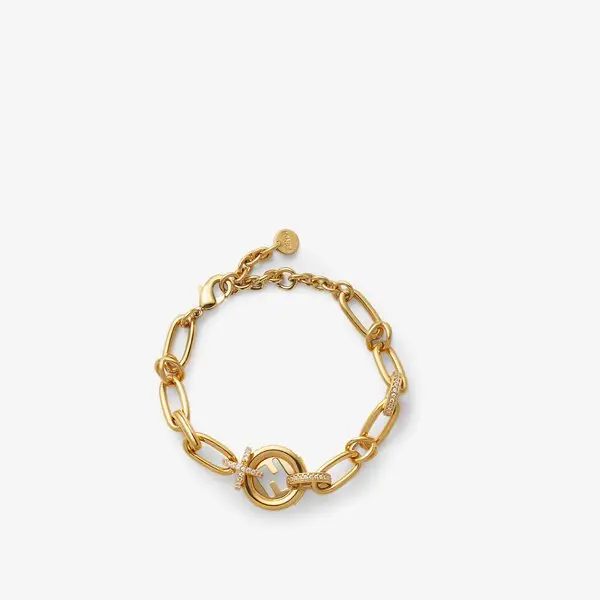 Fendi Everround Chain Bracelet - Gold