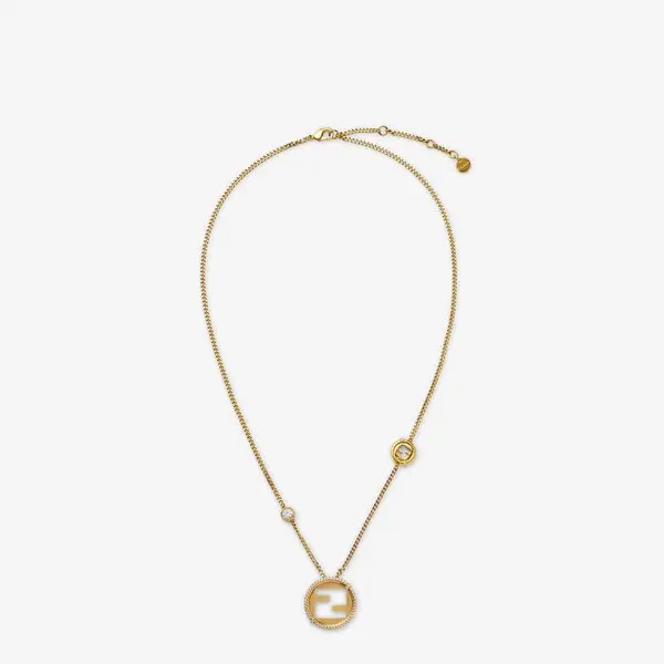 Fendi Everround Necklace - Gold