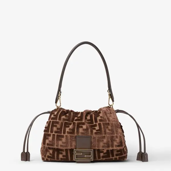 Fendi Mamma Baguette Medium - Brown
