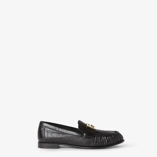 Fendi Baguette Leather Loafers