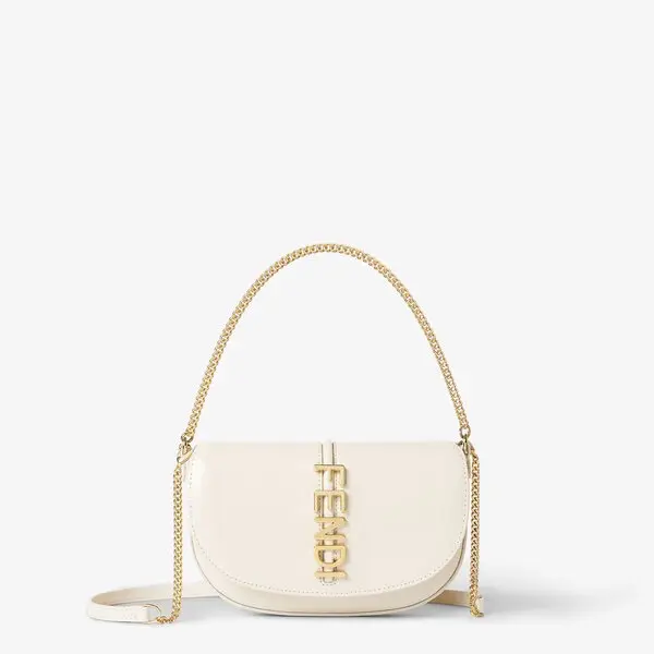 Fendi Fendigraphy Wallet On Chain - White