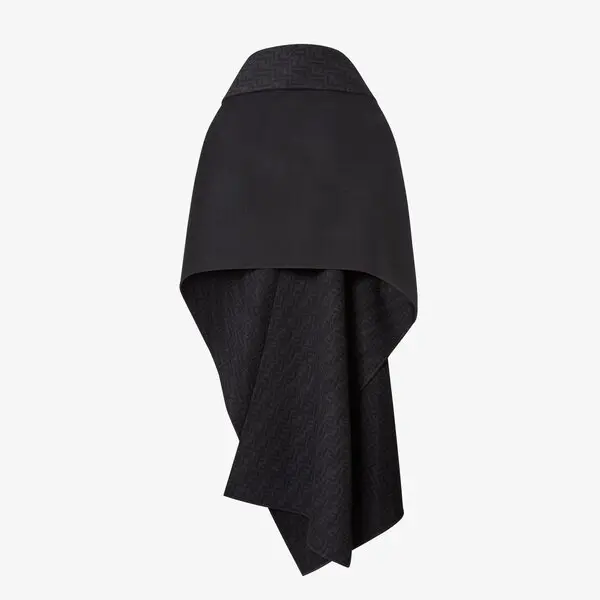 Fendi Wool Double Fabric Cloak