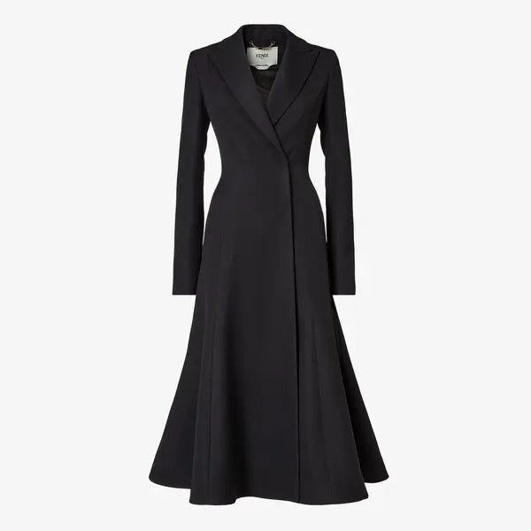 Fendi Grain De Poudre Midi Coat