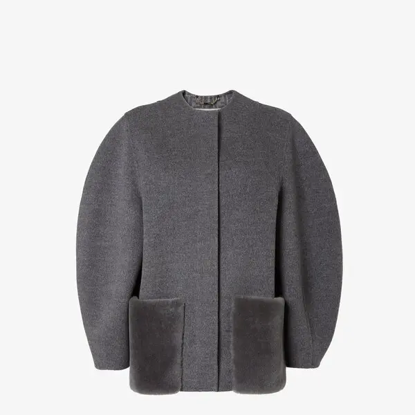 Fendi Wool Double Fabric Blouson