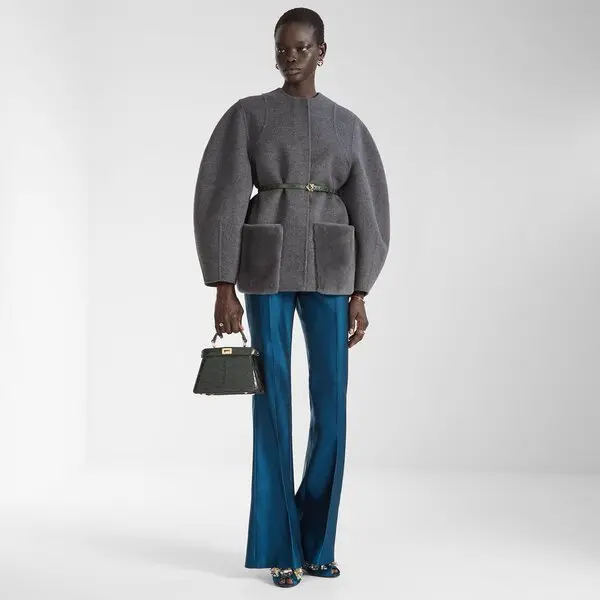 Fendi Wool Double Fabric Blouson