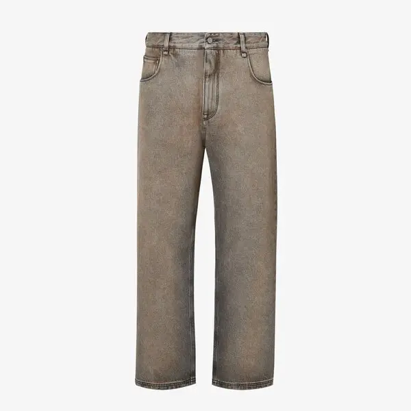 Fendi Straight-cut Denim Trousers
