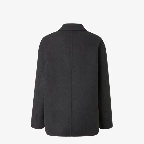 Fendi Double-breasted Pea Coat - Black