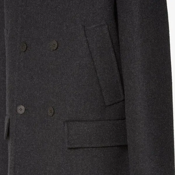 Fendi Double-breasted Pea Coat - Black