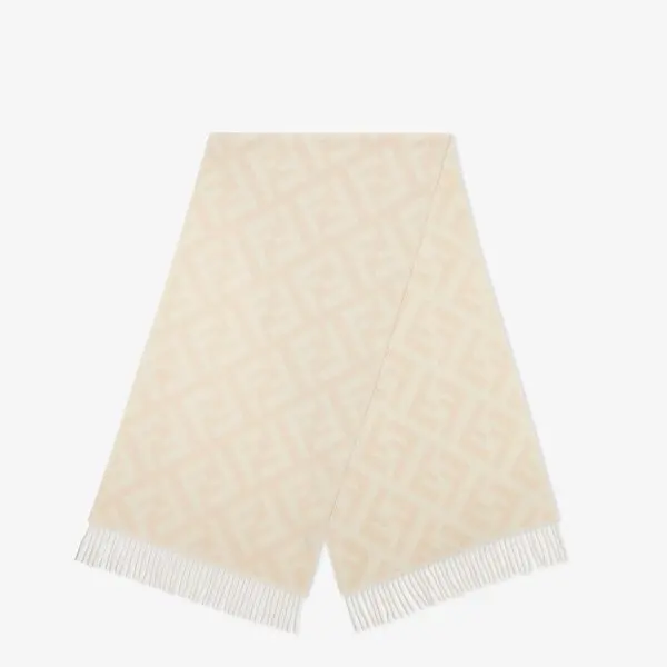 Fendi Ff Scarf - White