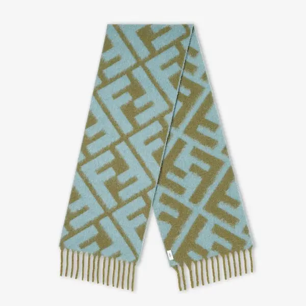 Fendi Ff Scarf - Green