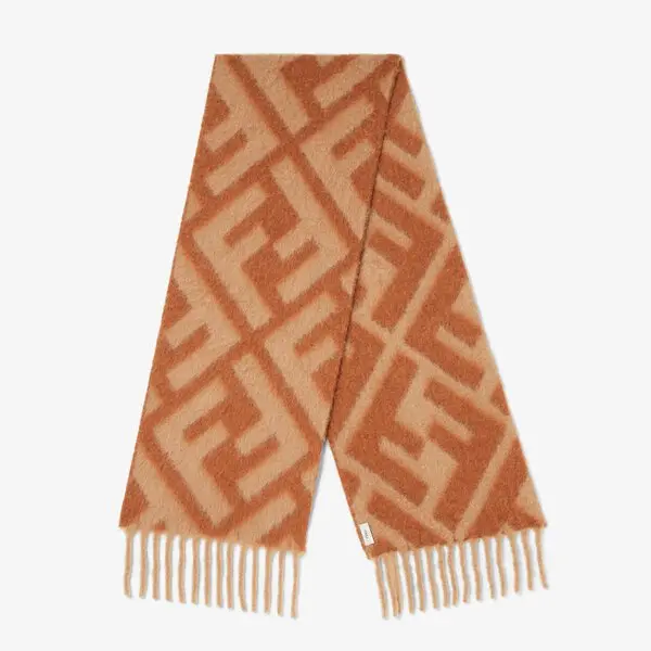 Fendi Ff Scarf - Brown