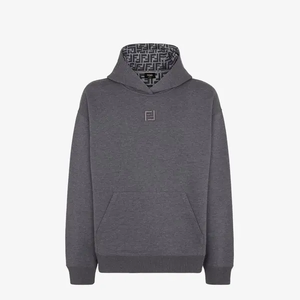Fendi Long-sleeved Cotton Sweatshirt