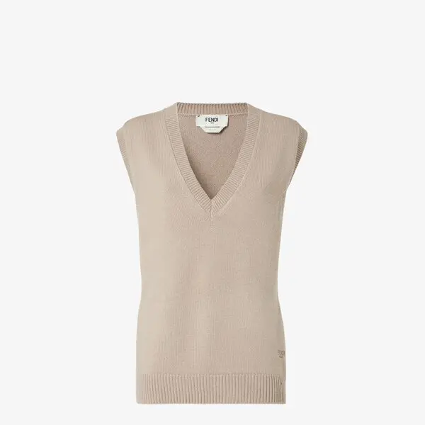 Fendi Cashmere Knit Gilet
