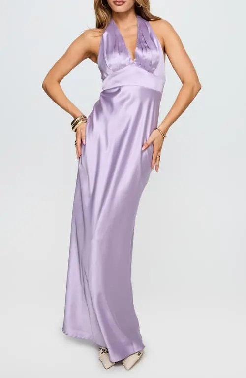 Princess Polly Big Screen Halter Neck Gown