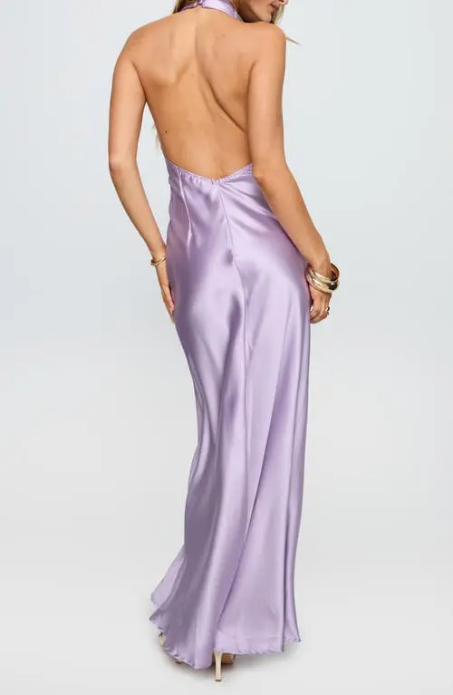 Princess Polly Big Screen Halter Neck Gown