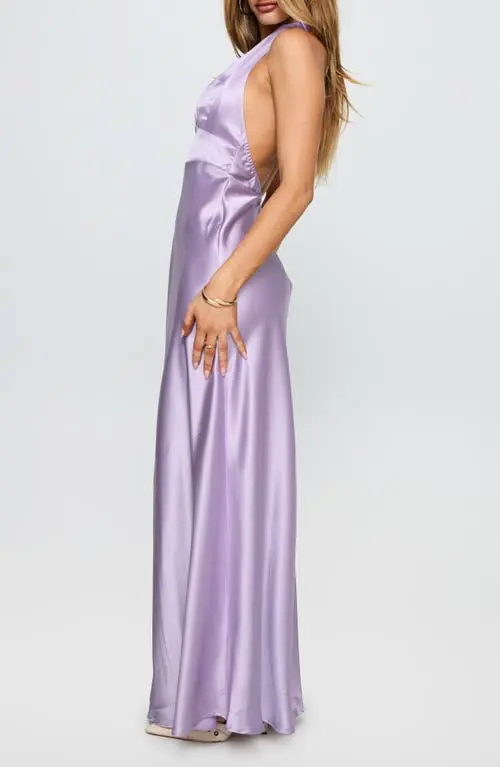 Princess Polly Big Screen Halter Neck Gown