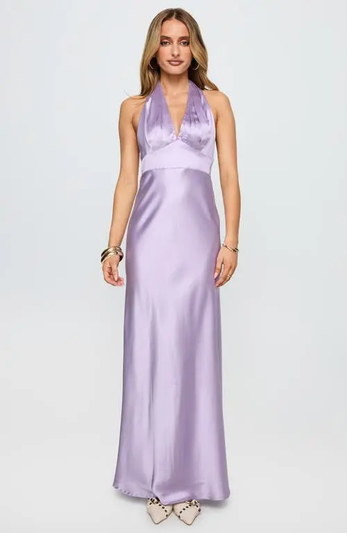 Princess Polly Big Screen Halter Neck Gown