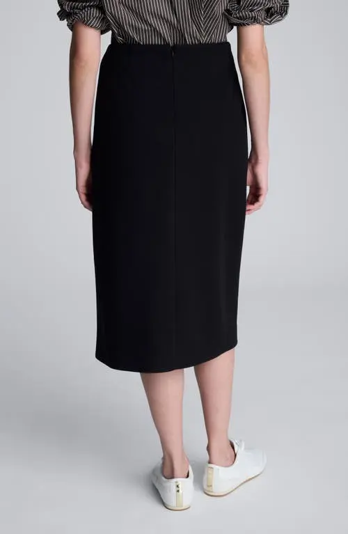 KENNETH COLE Faux Wrap Midi Skirt
