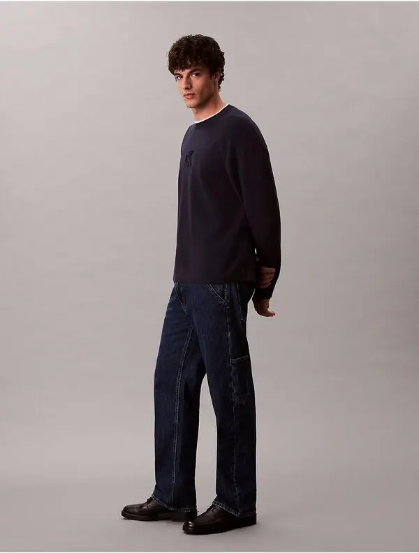 Calvin Klein 90s Straight Carpenter Jeans - Indigo Gravel